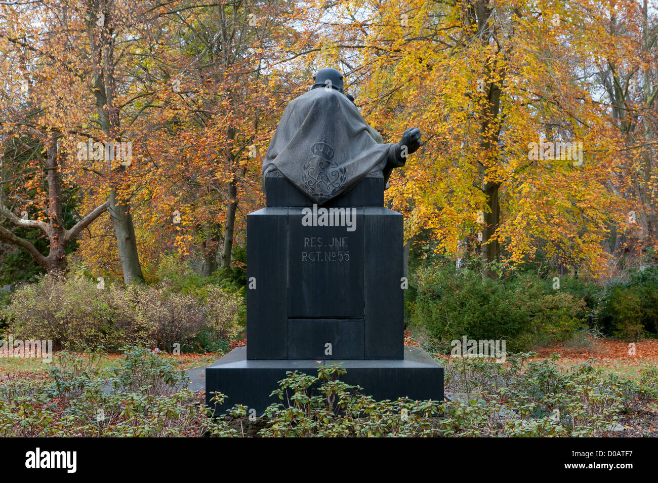 German First World War regimental memorial in historic military ...