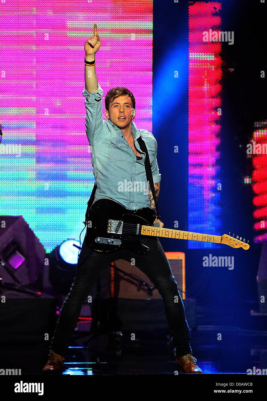 Danny Jones of McFly The Cheerios's Childline Concert 2010 at the O2 ...