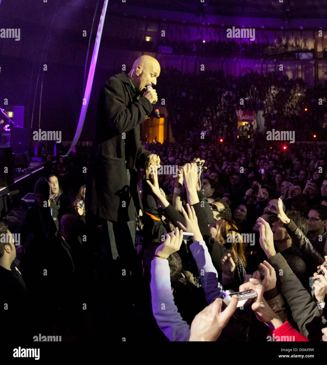 Tim Booth James performing live at Campo Peque in Lisbon Lisbon ...