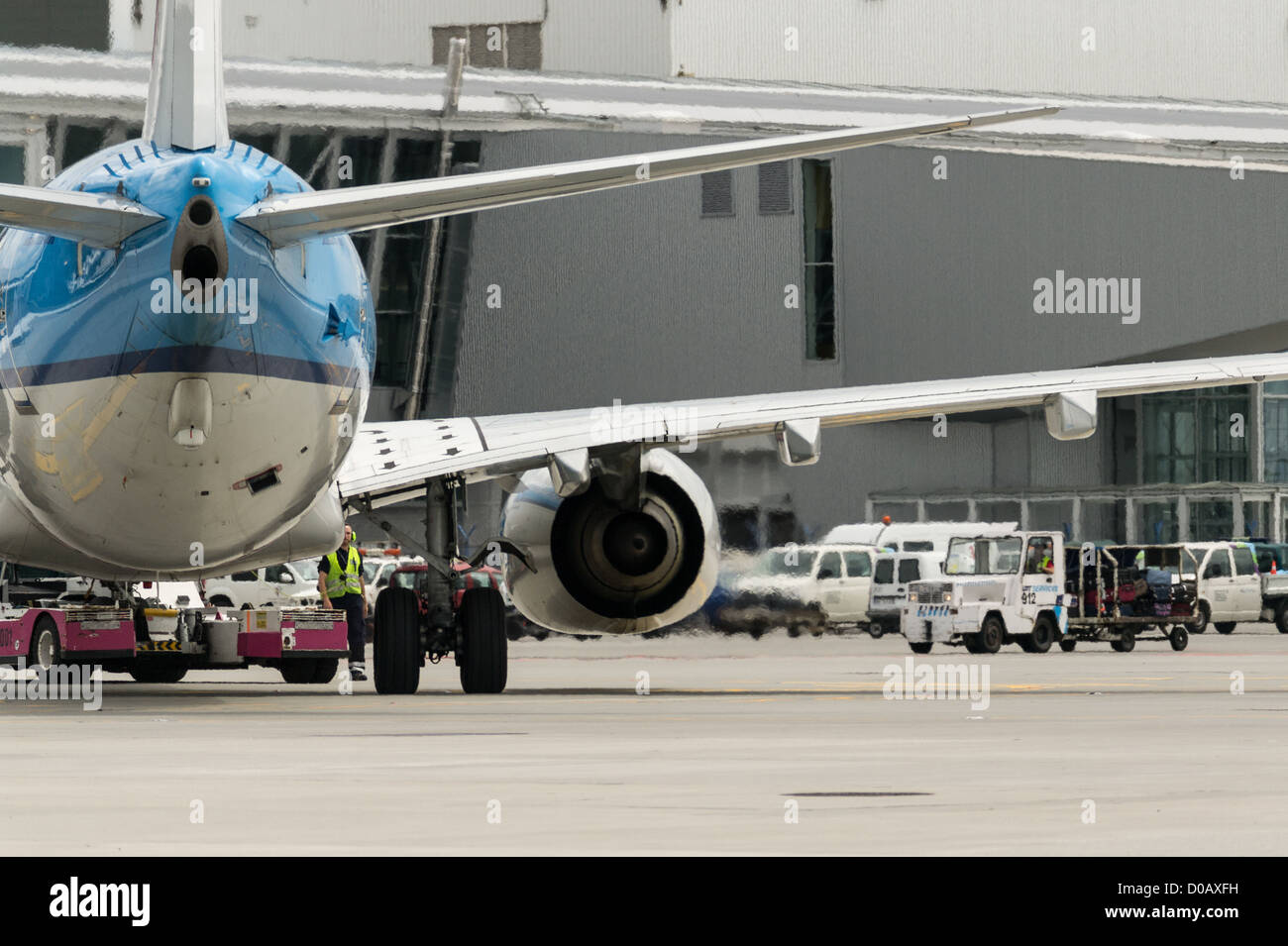 Back of aircraft Stock Photo - Alamy