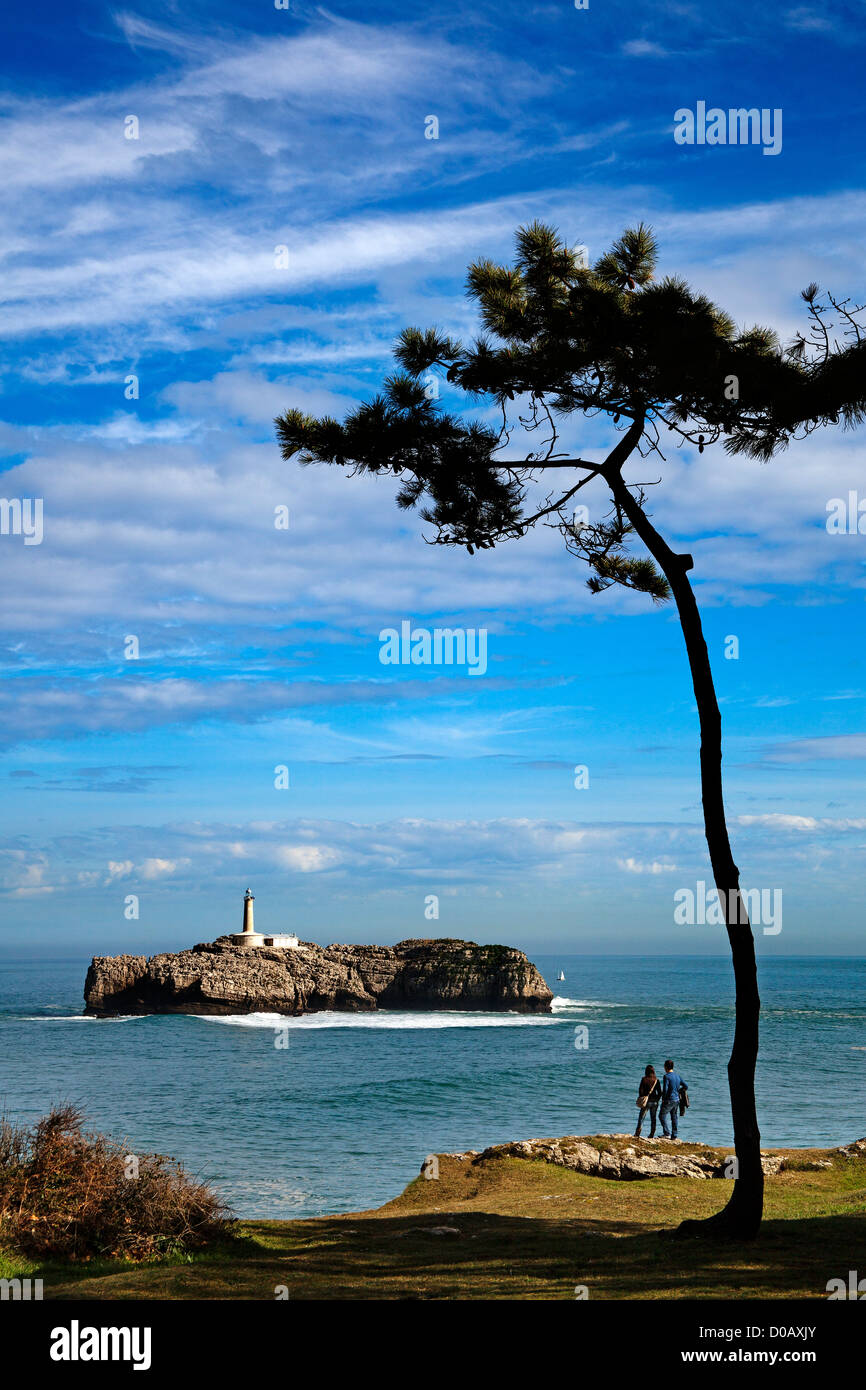 Lighthouse at the mouro island hi-res stock photography and images - Alamy