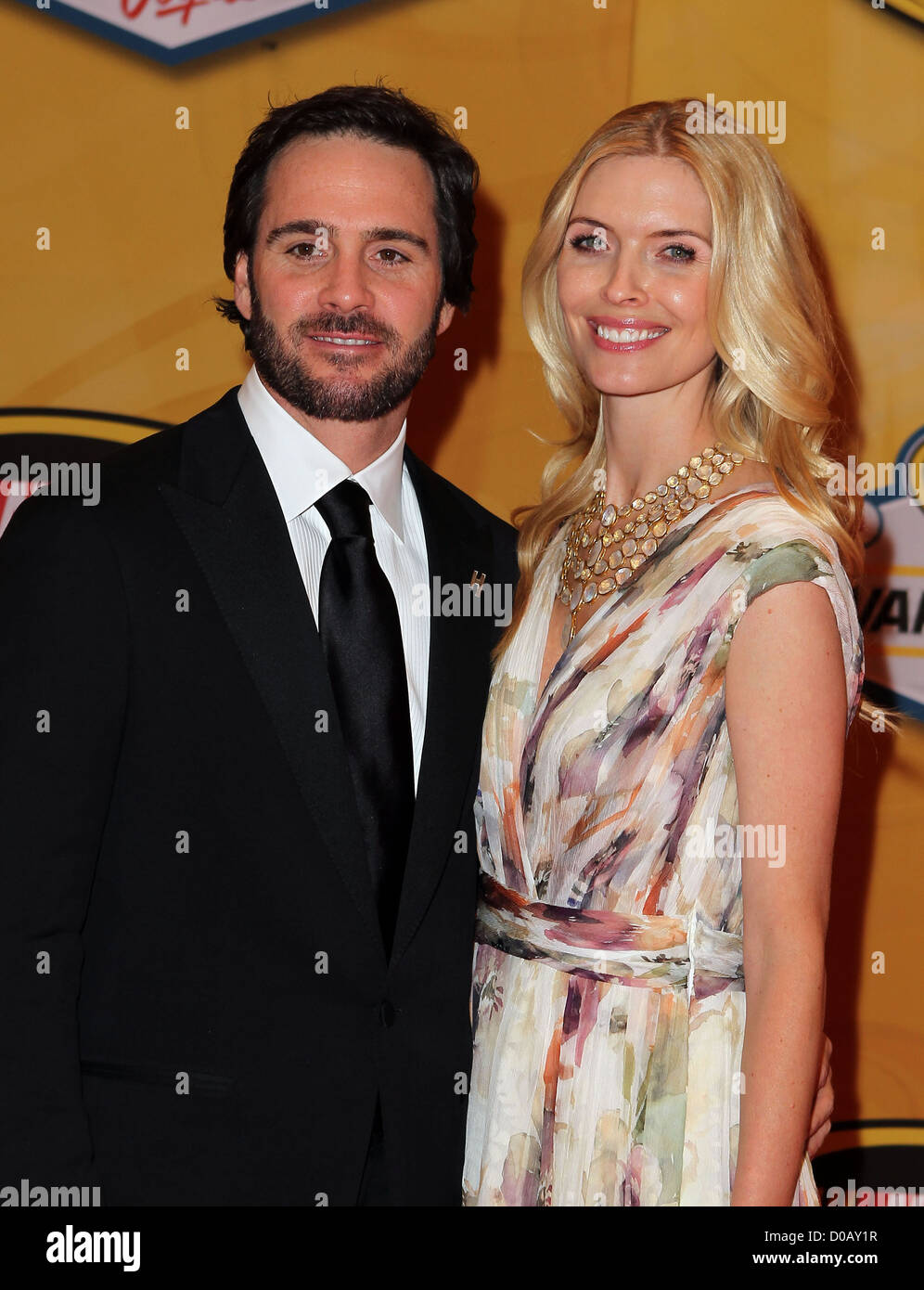 Jimmie Johnson and Chandra Johnson Nascar Sprint Cup Series Award ...
