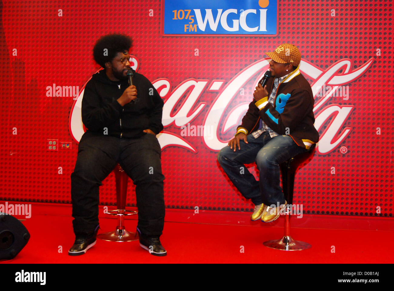 The Roots drummer, Questlove (?uestlove), stops by WGCI Coca Cola ...