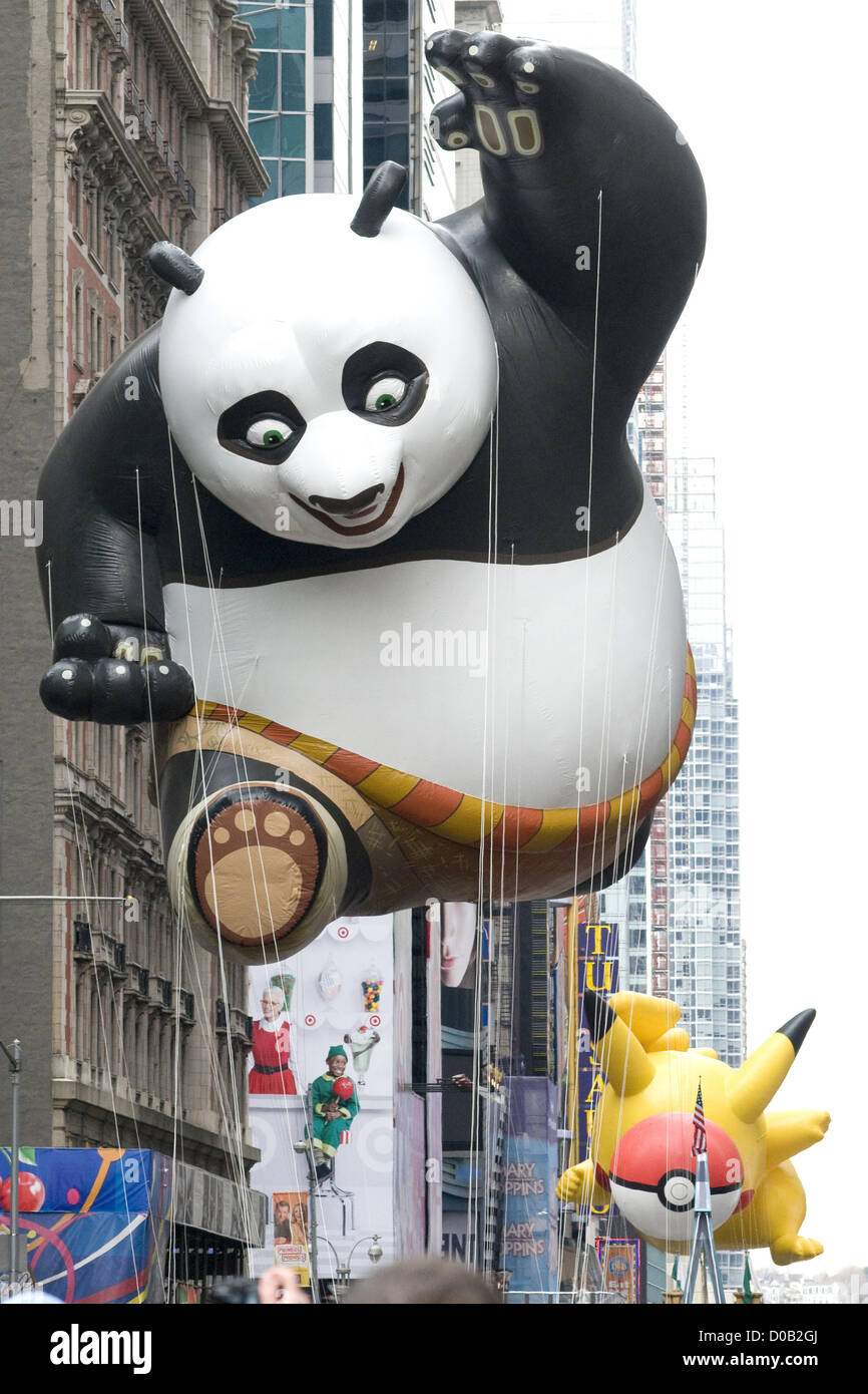 Kung Fu Panda balloon 84th Macy's Thanksgiving Day Parade in New York ...