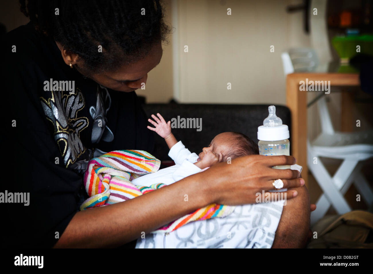 Man drinking milk women hi-res stock photography and images - Alamy