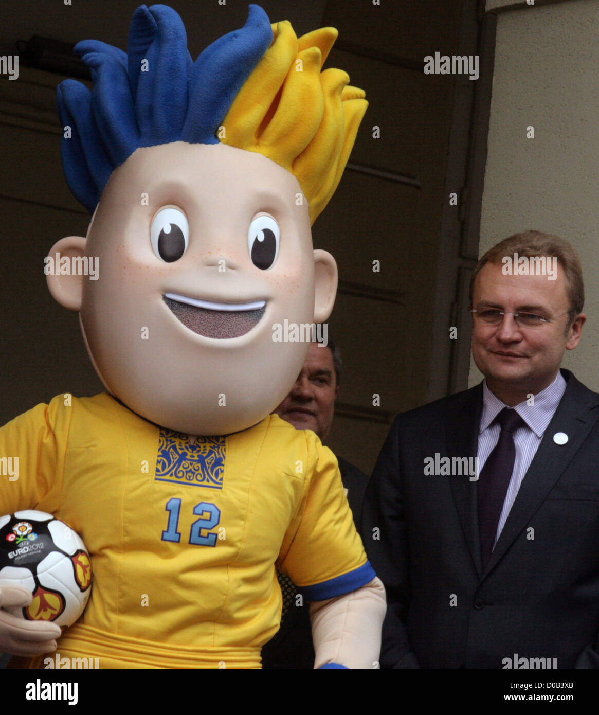 The unveiling of the official mascot for the UEFA Euro 2012 soccer ...