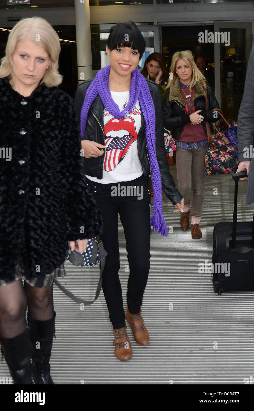 Ester Campbell of Belle Amie Celebrities spotted at Dublin Airport ...