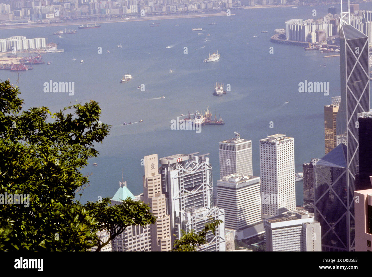 Hong Kong Nov 1992 Digital Slide Conversions,Hong Kong Skyline,Inner ...
