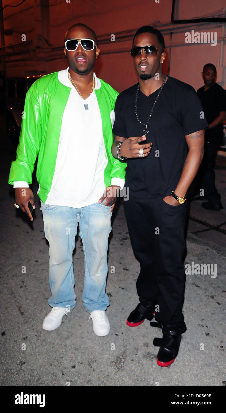 Rapper Rico Love and Sean Combs aka Diddy Mansion Nightclub Party during Black Friday with sound ...