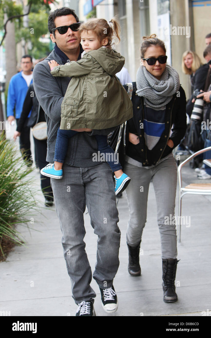 Cash Warren And Jessica Alba Family