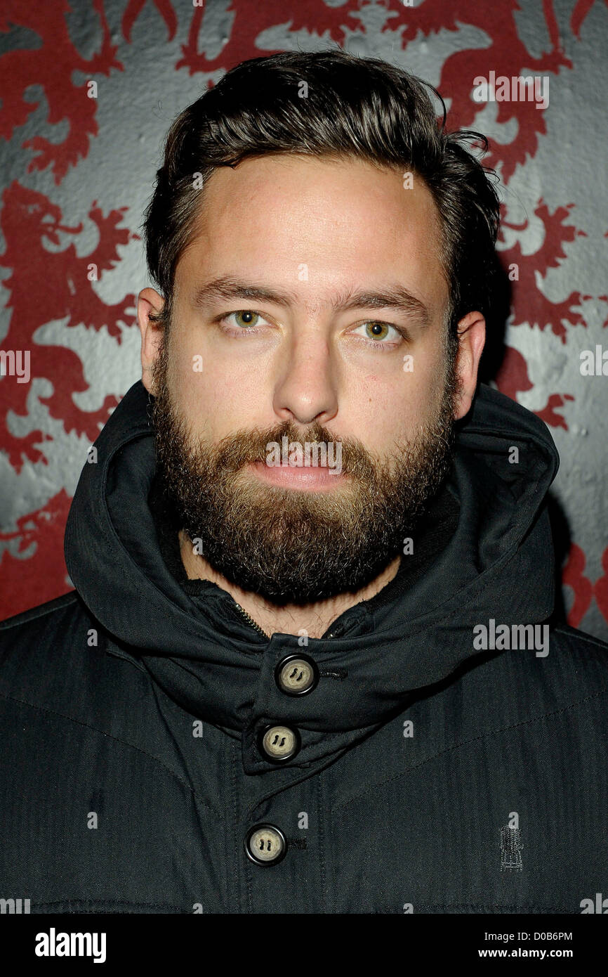 Josh Carter of American electronic rock band 'Phantogram' at Wrong Bar ...