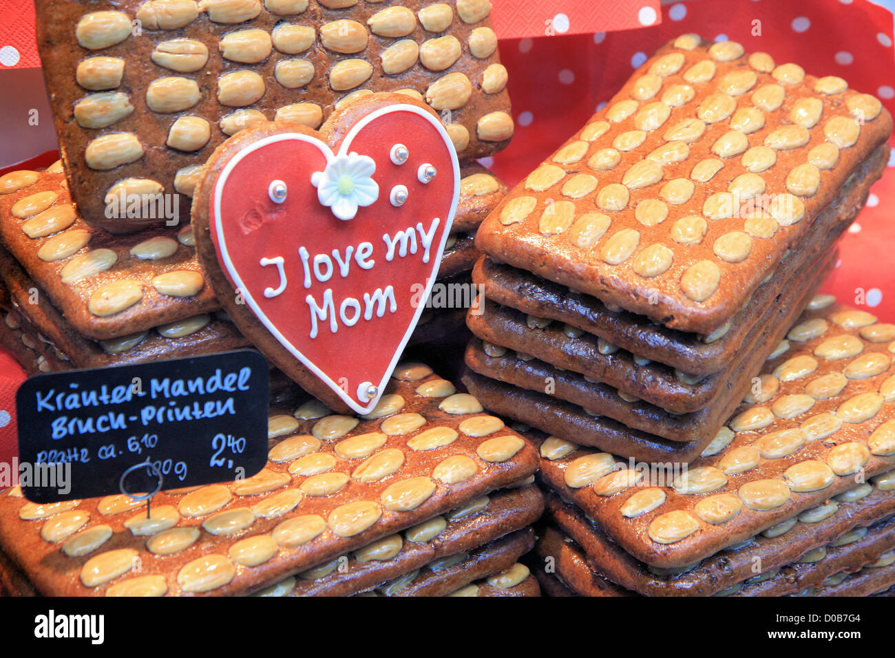 Gingerbread in a bakery window, Aachen, Germany, Europe Stock Photo - Alamy
