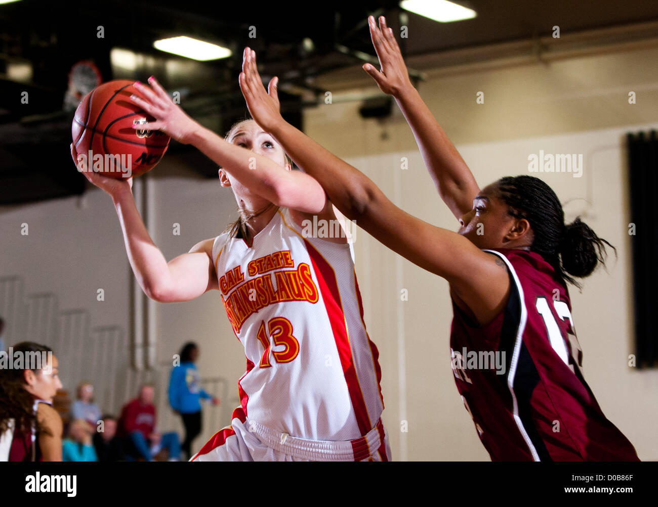 Nov. 20, 2012 - Turlock, CA, USA - CSU Stanislaus' Lauren Godde (13 ...