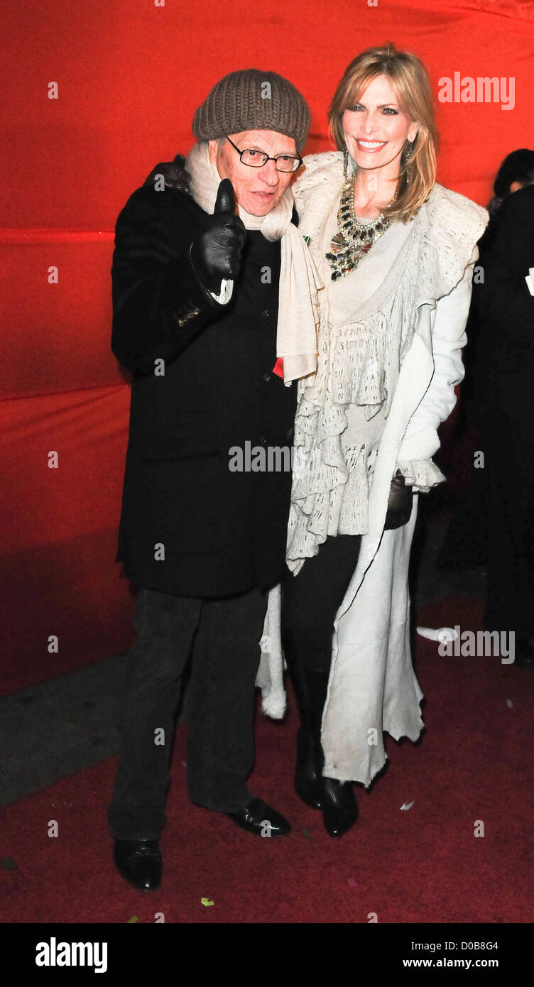 Larry King and wife Shawn King The Hollywood Christmas Parade held at ...