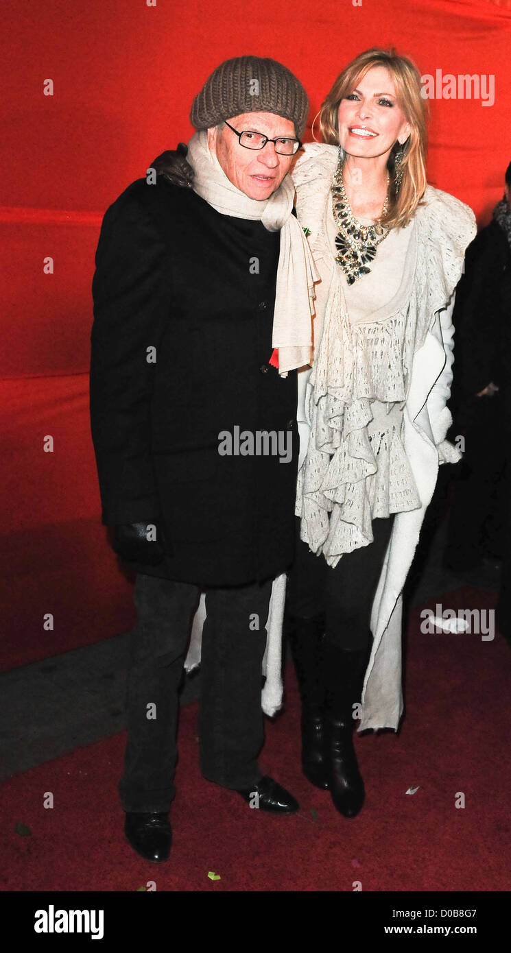 Larry King and wife Shawn King The Hollywood Christmas Parade held at ...