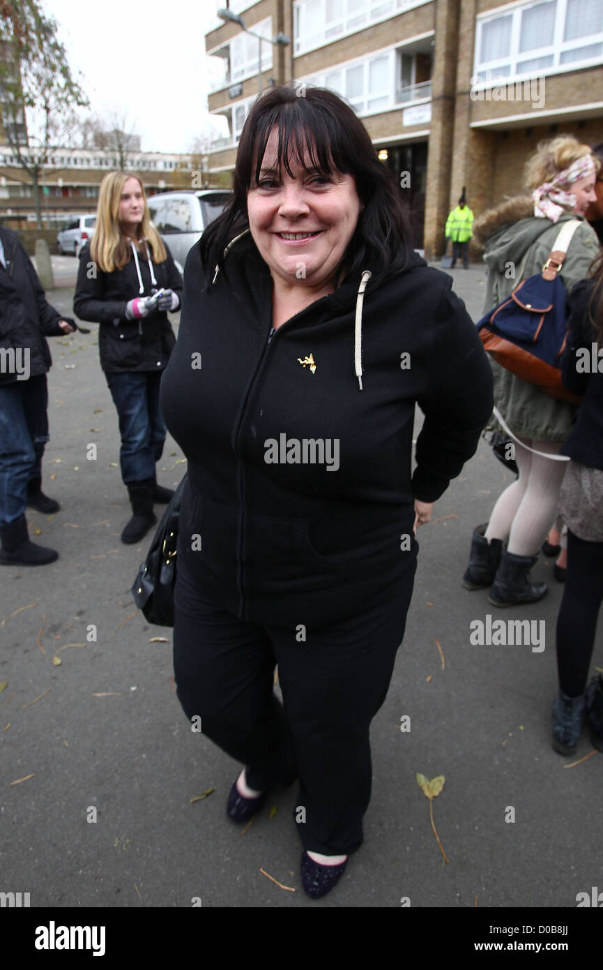 Mary Byrne X Factor finalists arriving at rehearsals London, England ...