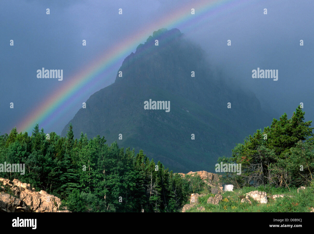 Mt Grinnell, Glacier National Park, Montana Stock Photo - Alamy