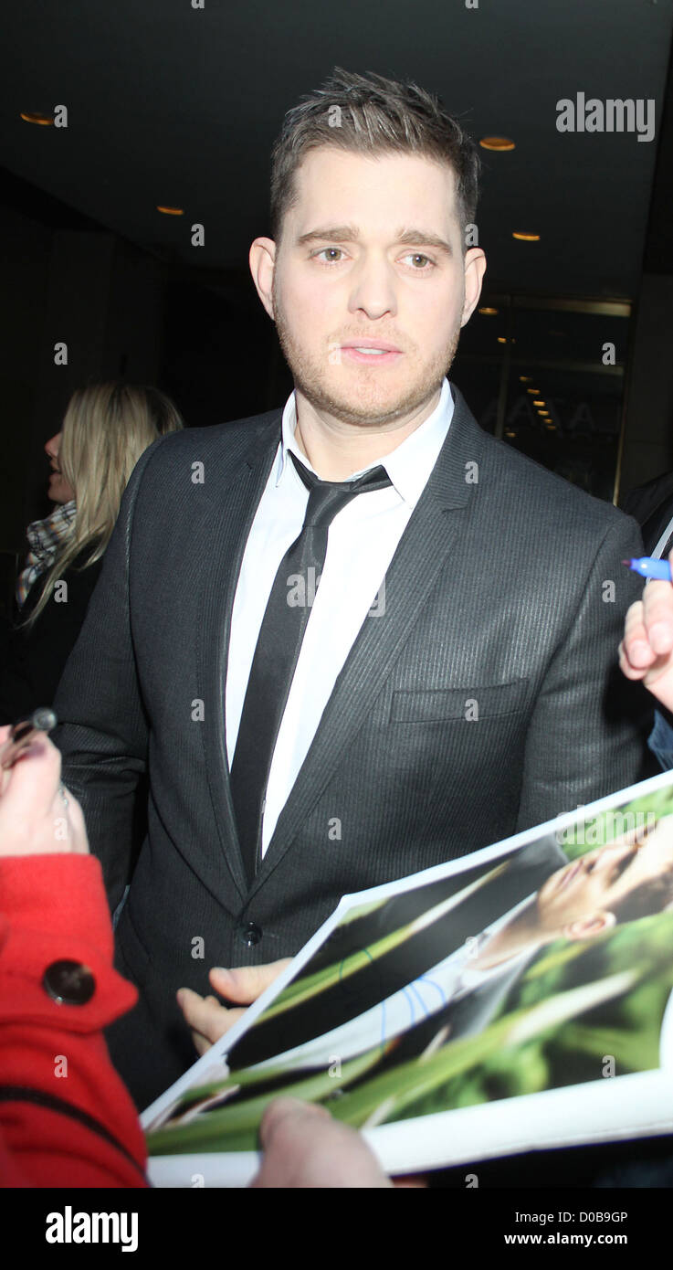 Michael Buble after performing on the 'Today Show' concert series in ...
