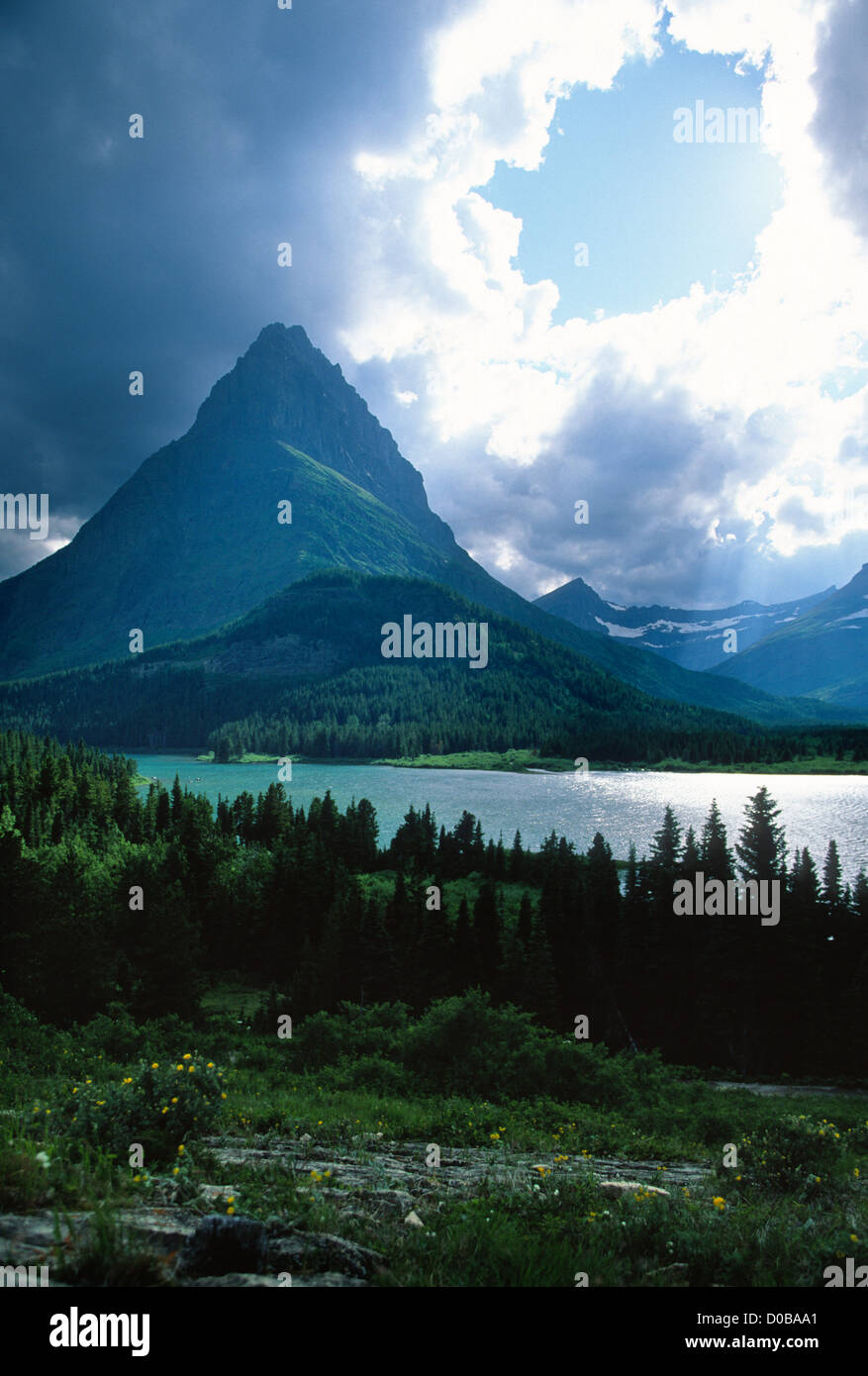 Mt Grinnell, Glacier National Park, Montana Stock Photo - Alamy