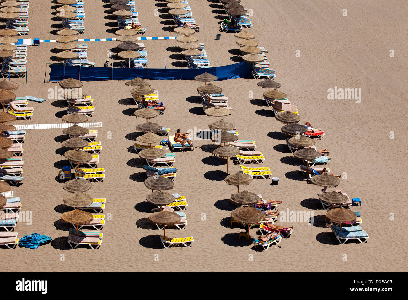 Bajondillo beach Torremolinos Malaga Costa del Sol Andalusia Spain ...