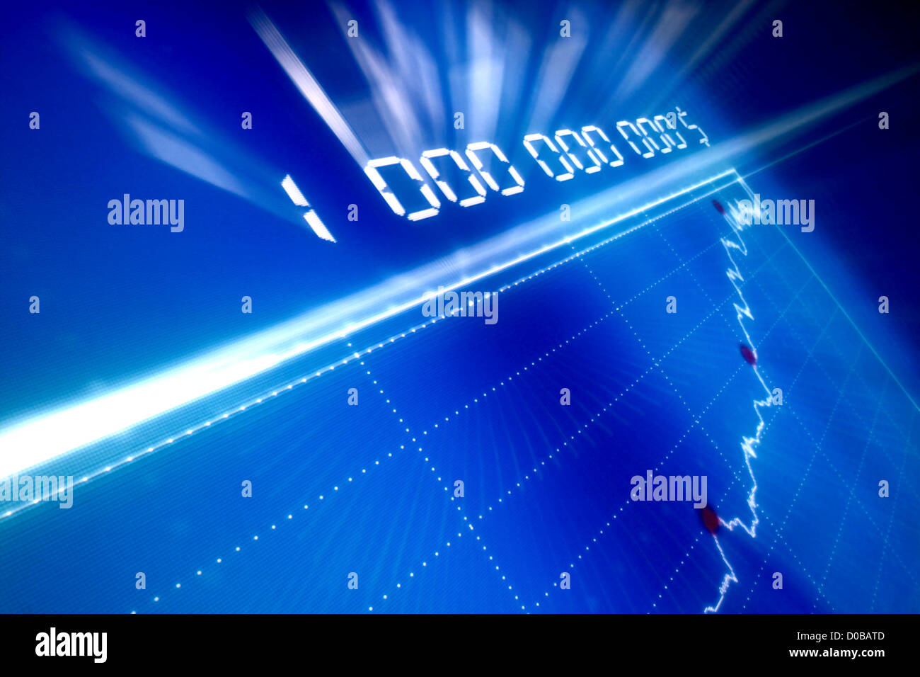 blue business graph abstract background Stock Photo - Alamy