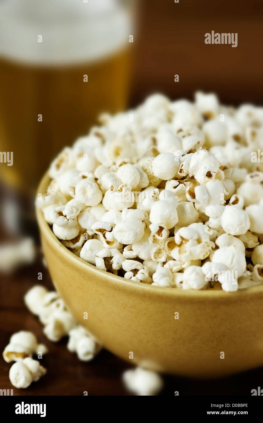 Popcorn in a bowl Stock Photo - Alamy