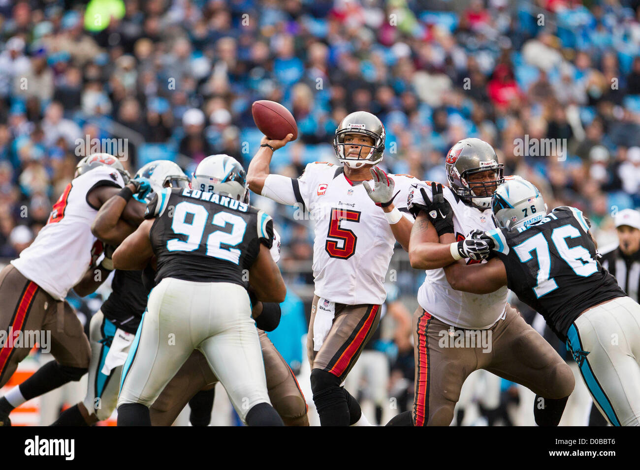 Nov. 18, 2012 - Charlotte, North Carolina, U.S. - Bucs QB JOSH FREEMAN ...