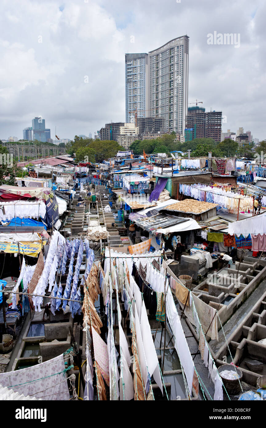 Dhobi Ghat (Mahalaxmi Dhobi Ghat) in Mumbai, India Stock Photo - Alamy