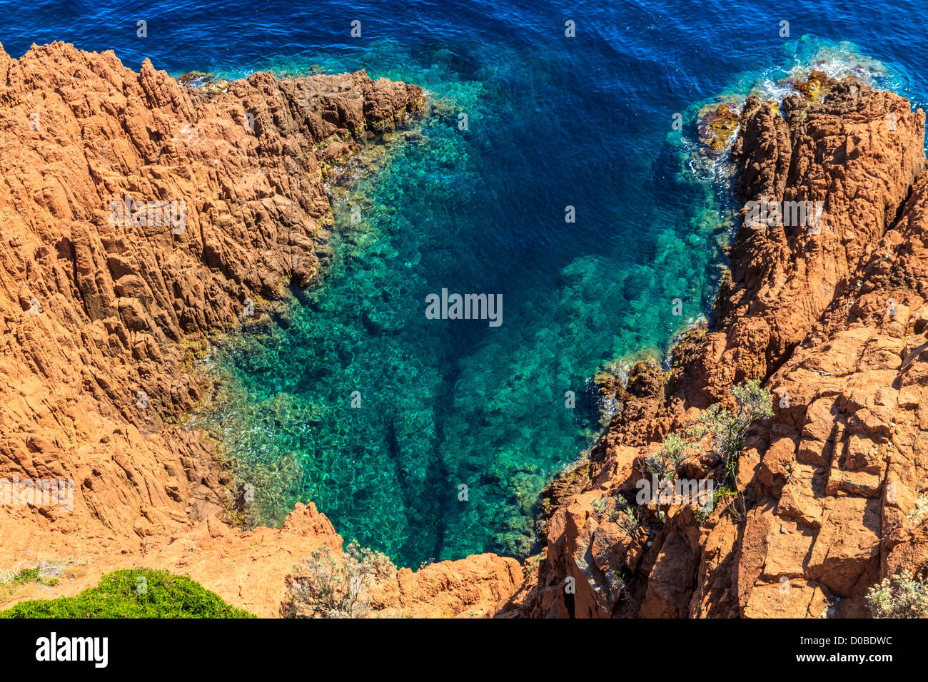 Beautiful Scenic Coastline on the French Riviera near Cannes, France ...