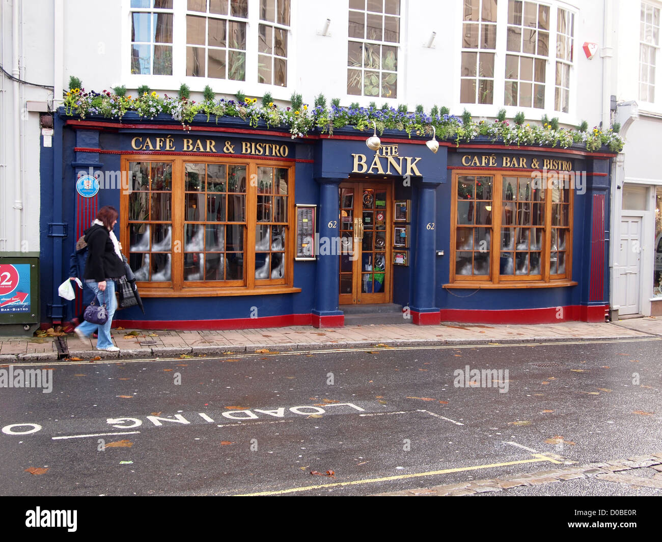 The Bank a café bar in Barnstaple Devon, England 21st November 2012 UK ...