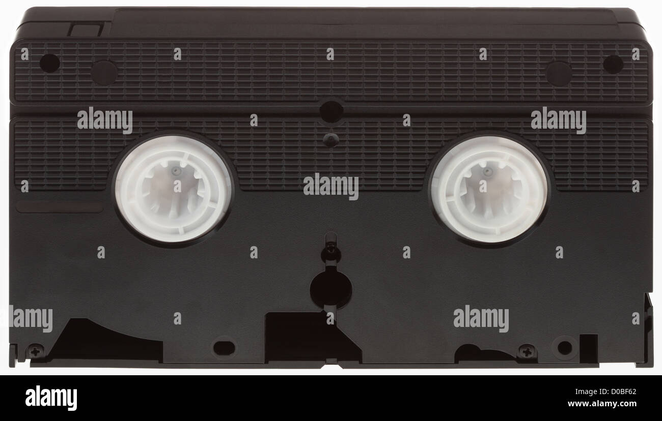 Black vhs cassette tape isolated hi-res stock photography and images ...