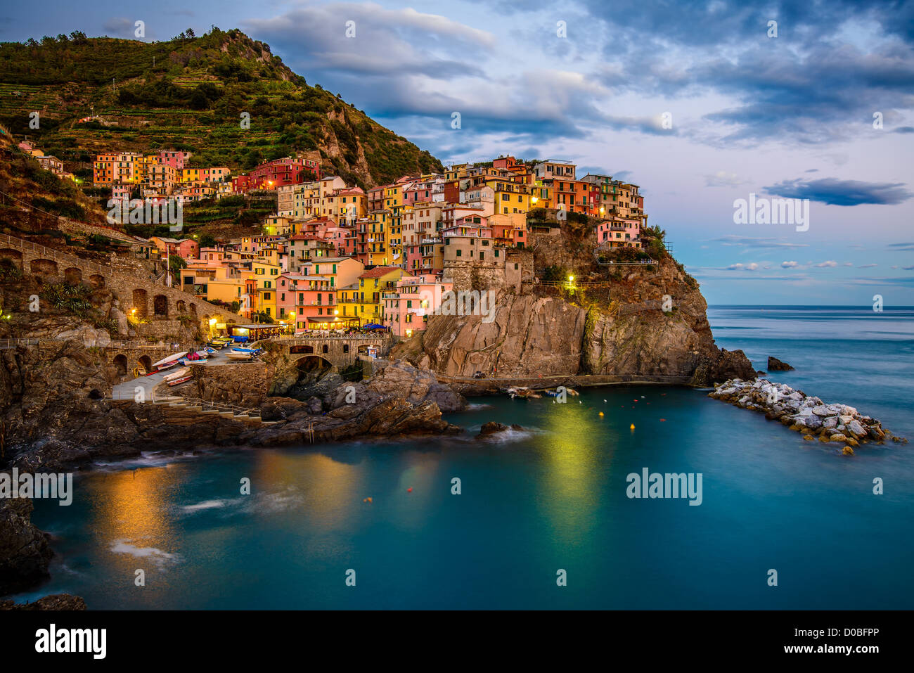 Cinque terre lights hi-res stock photography and images - Alamy