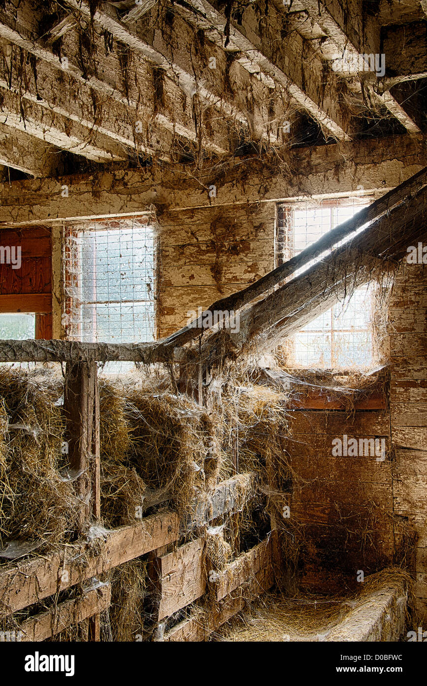 Old barn interior hay hi-res stock photography and images - Alamy
