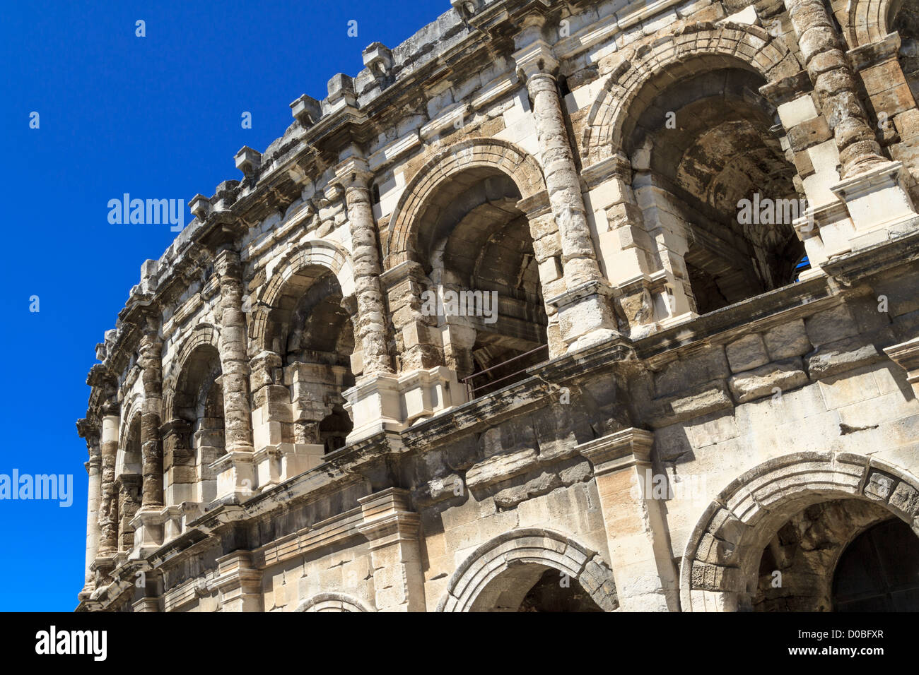 Ancient Roman Amphitheater in Nimes, France Stock Photo - Alamy