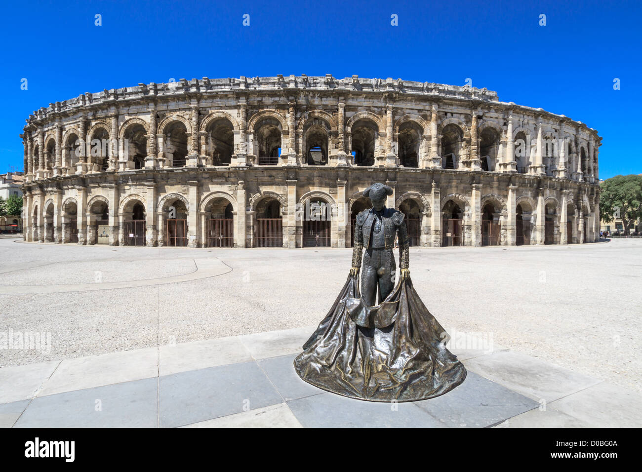 Ancient Roman Amphitheater in Nimes, France Stock Photo - Alamy