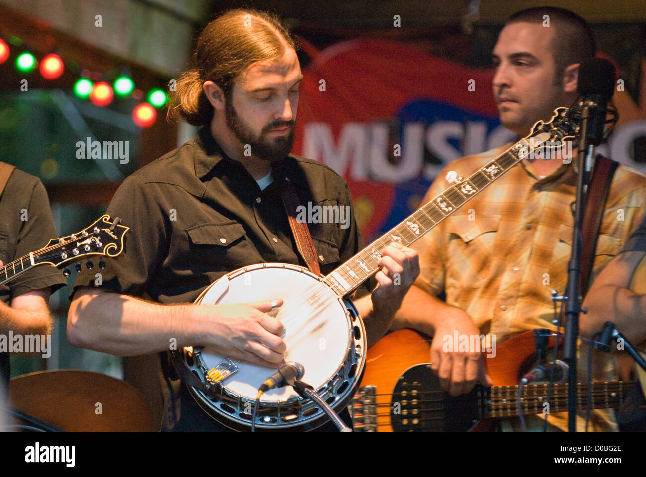 The Band Relic Performing at Bluegrass Festival at Hidden Hill in Utica ...