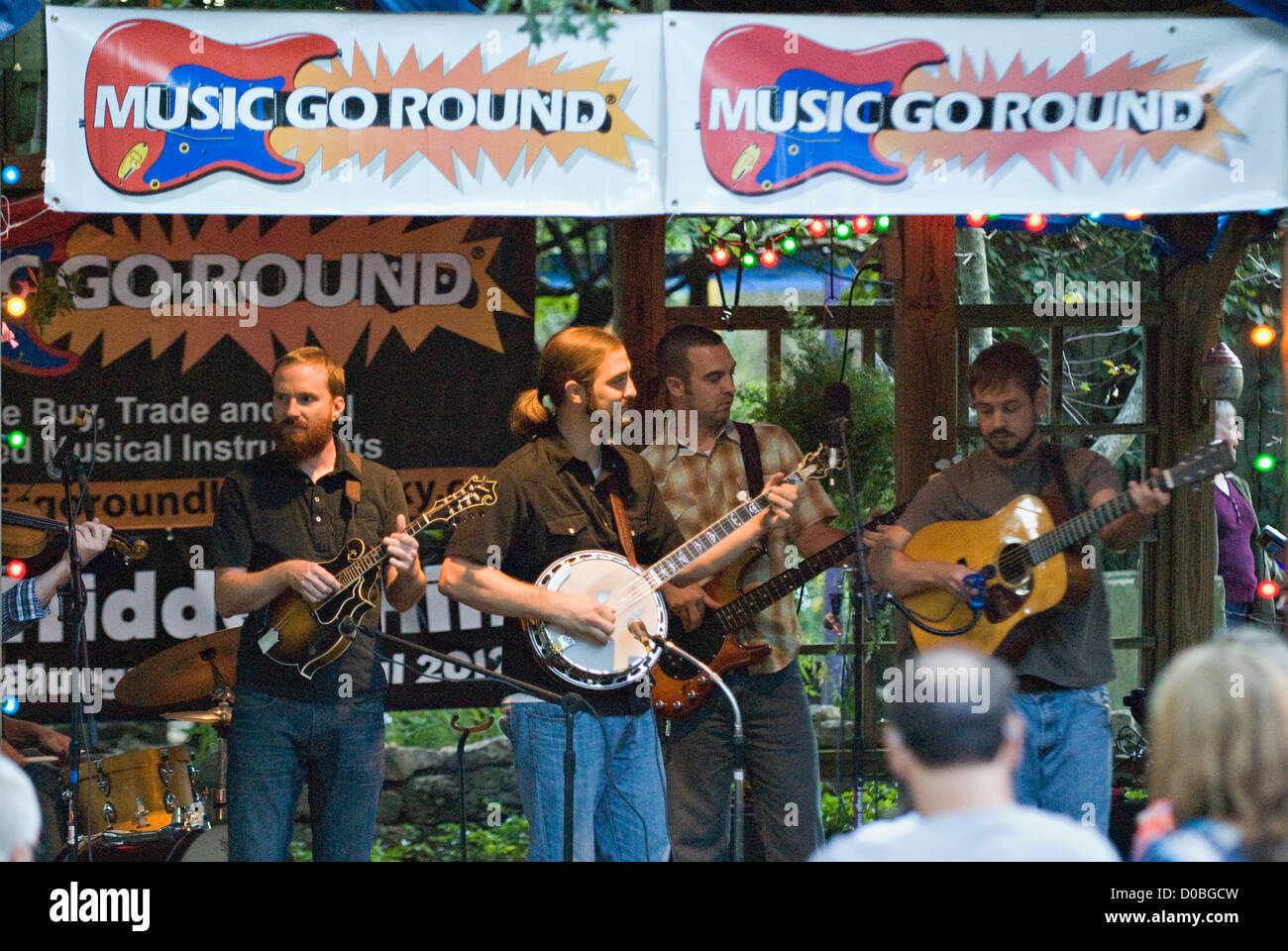 The Band Relic Performing at Bluegrass Festival at Hidden Hill in Utica ...