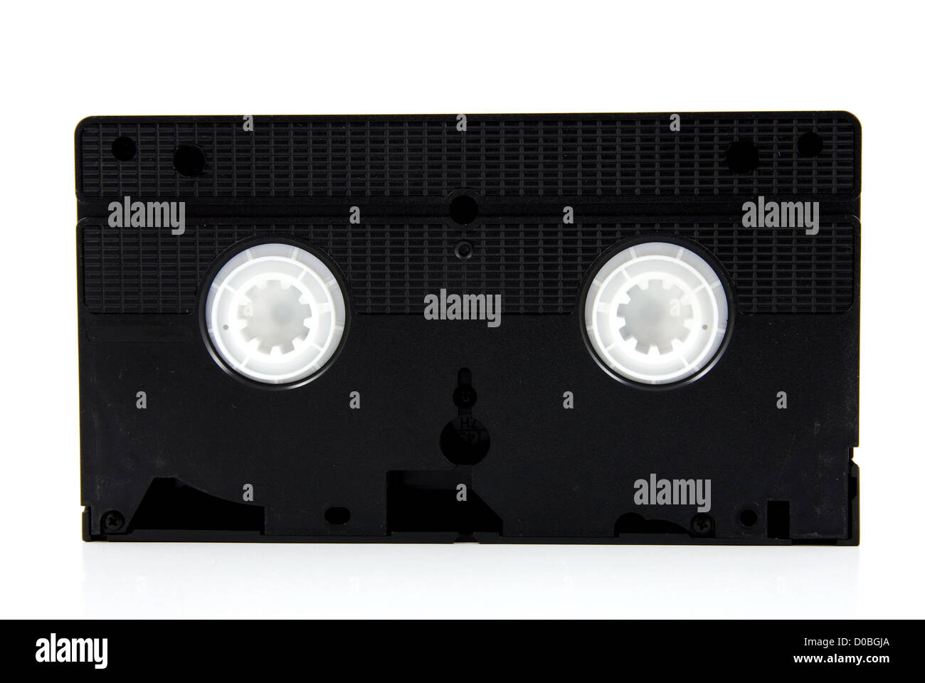 black video tape, isolated on white background Stock Photo - Alamy