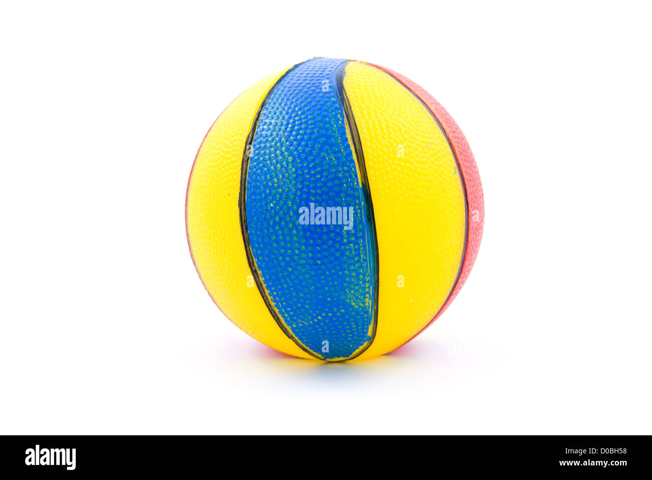 colorful toy ball isolated on white background Stock Photo - Alamy