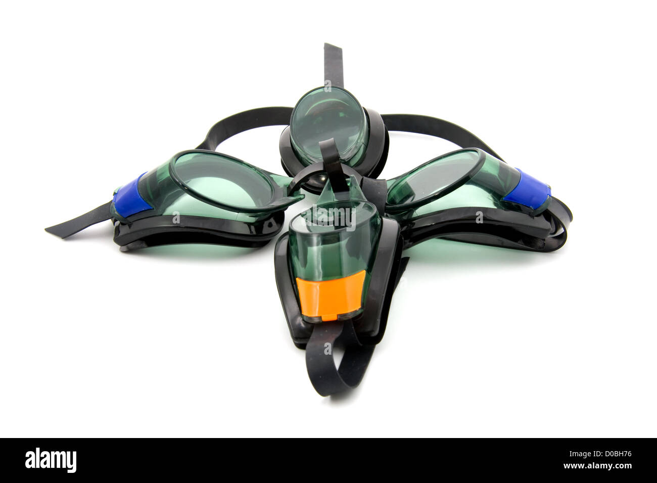 Dive goggles, isolated on white background Stock Photo - Alamy
