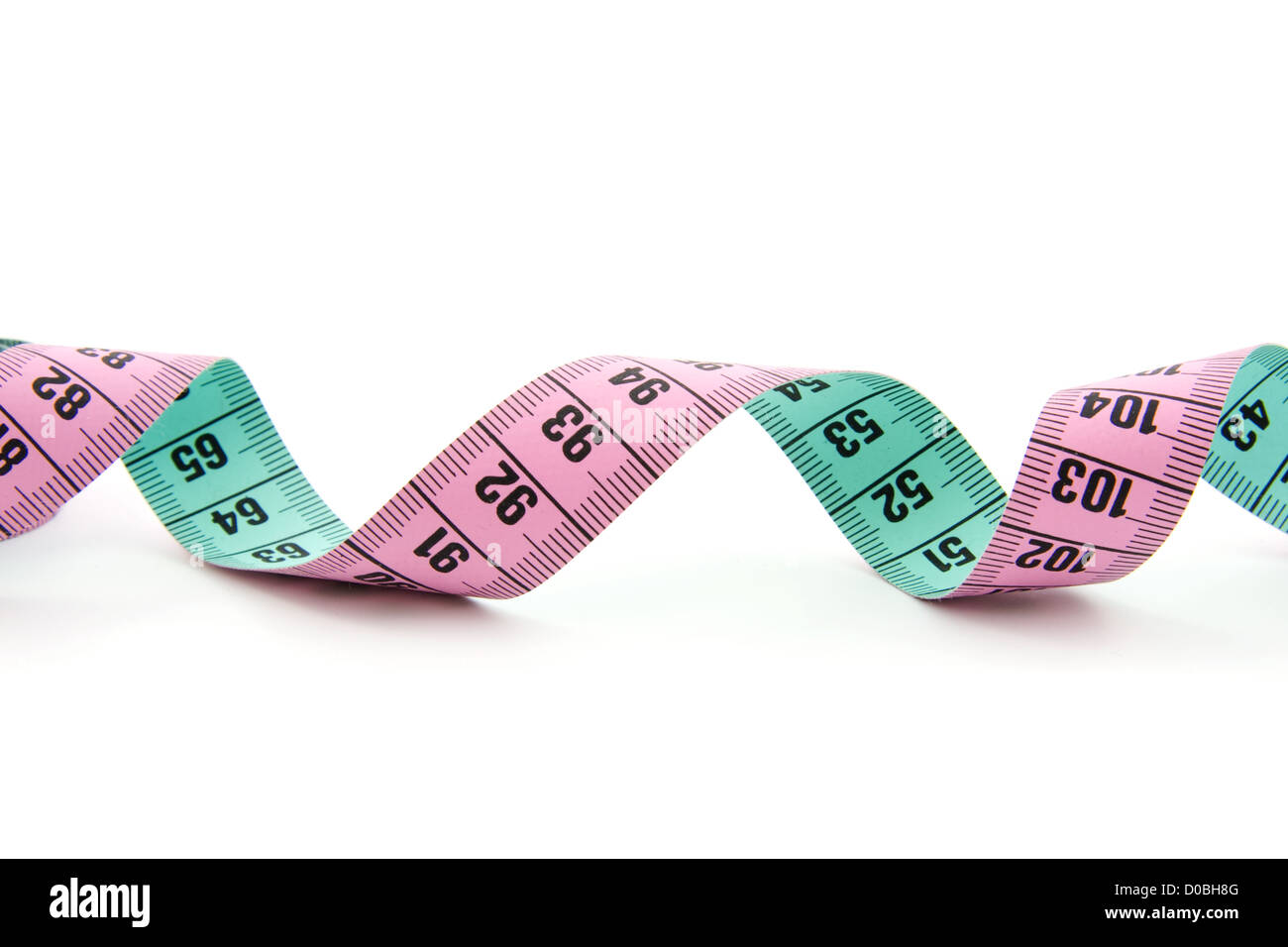 colorful measure tape isolated on white background Stock Photo - Alamy