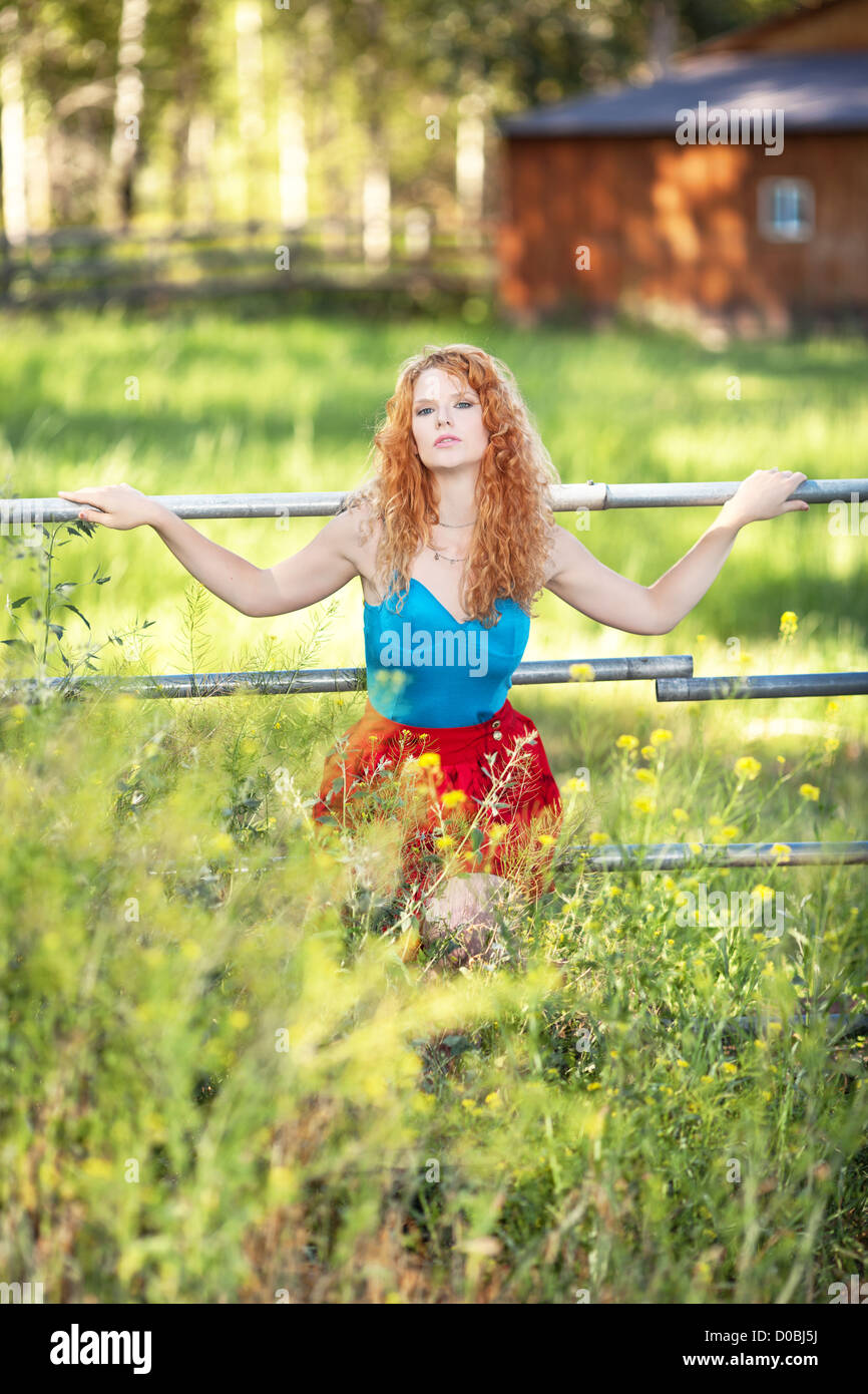 Angry Farmer With Red Hair