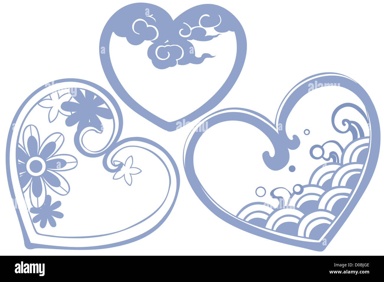 Creative heart shapes Stock Photo - Alamy