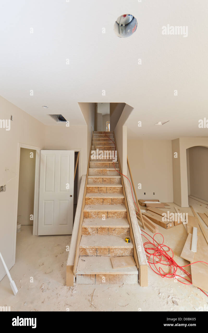 Location interior photos of a construction site where new homes are ...
