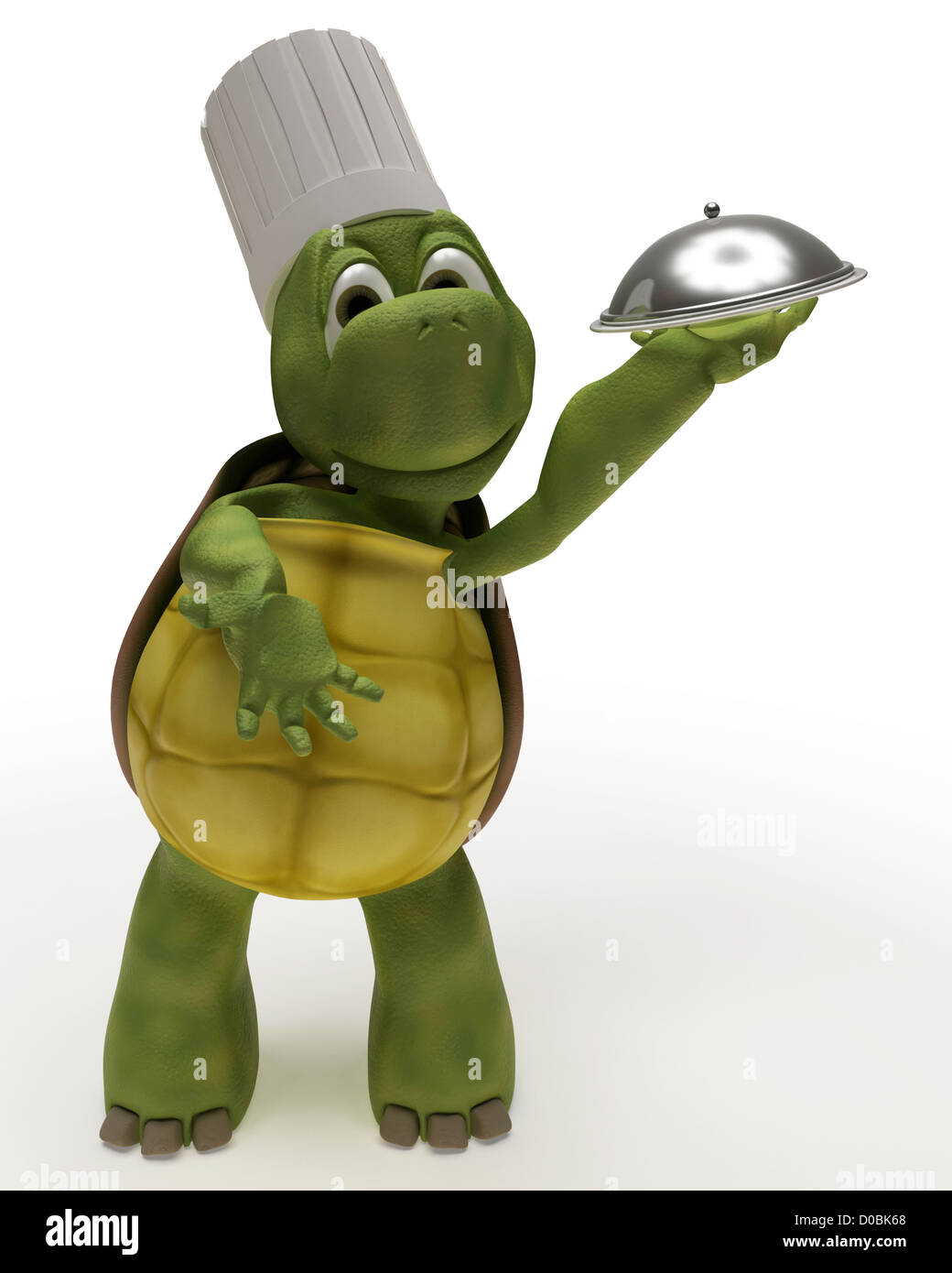3D Render of a Tortoise chef Stock Photo - Alamy