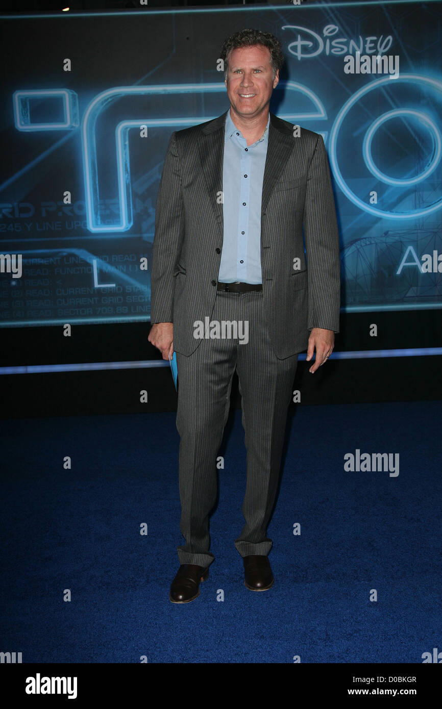 Will Farrell Los Angeles Premiere of "Tron: Legacy" held at the El ...