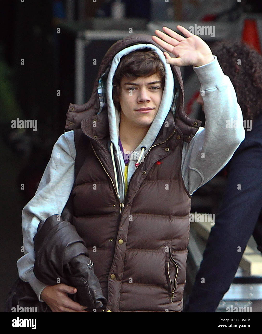Harry Styles of One Direction arrives at 'The X Factor' studios ahead ...