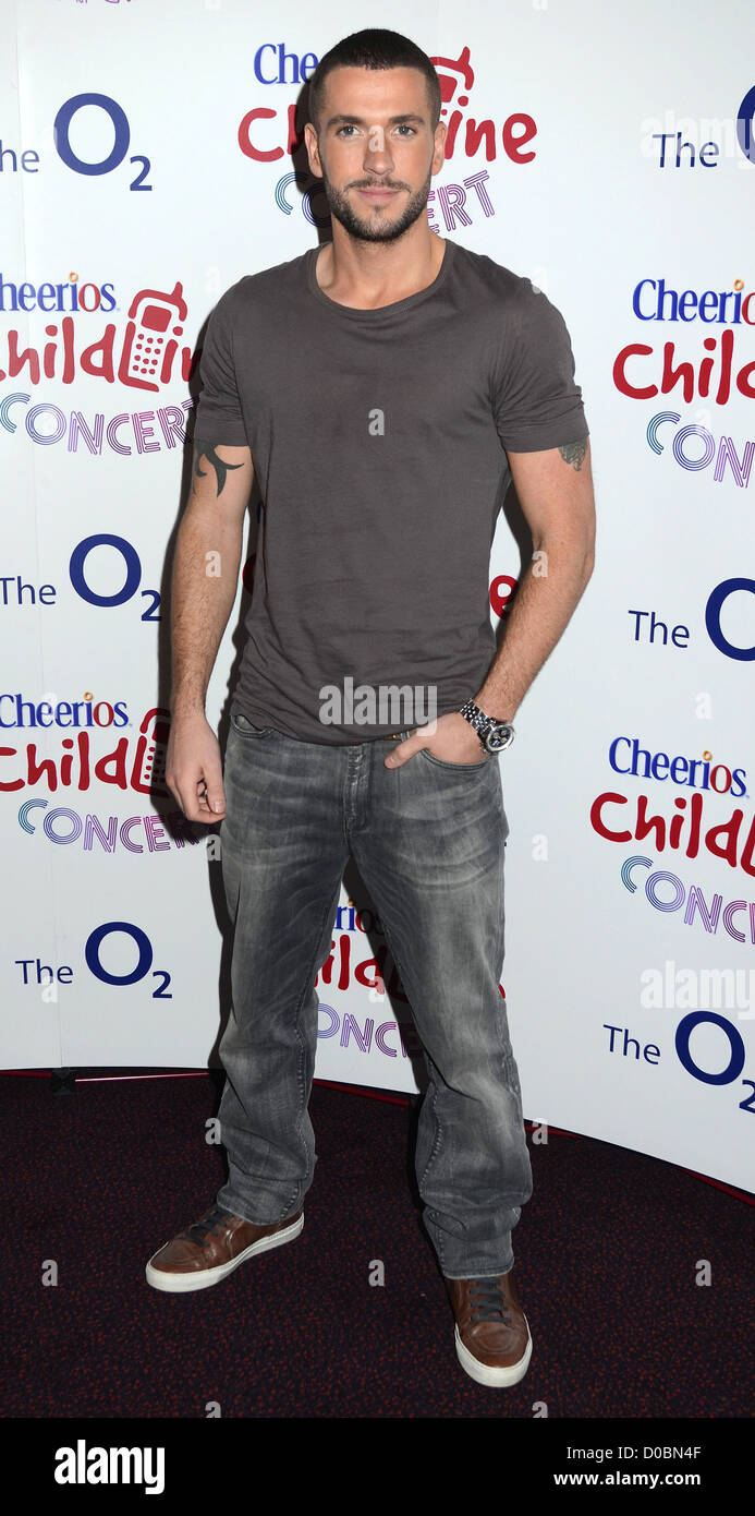 Shayne Ward The Cheerios's Childline Concert 2010 at the O2 Arena ...