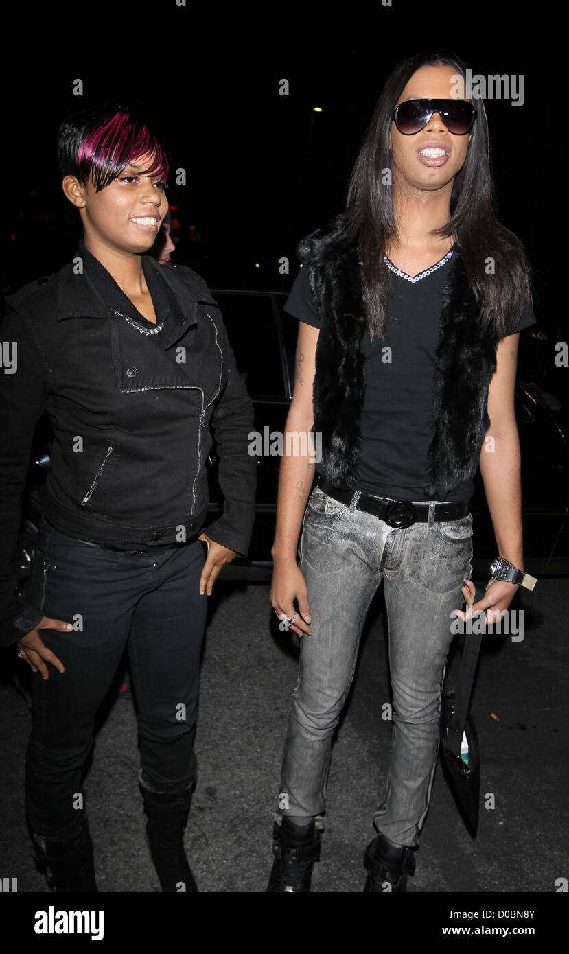 Kelly Dodson and Antoine Dodson attends Rapper Bobby V aka Bobby ...