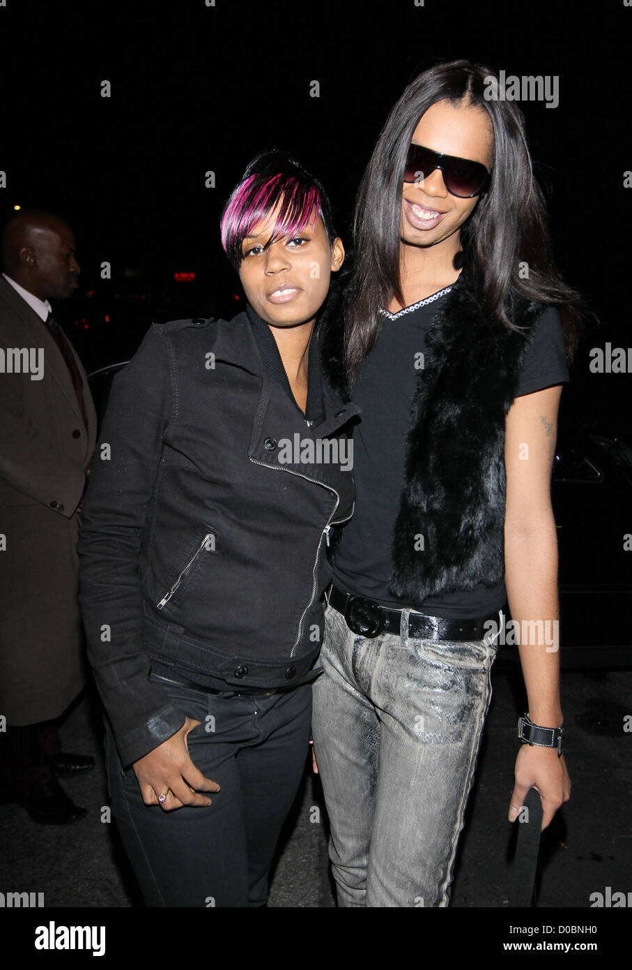 Kelly Dodson and Antoine Dodson attend the Bobby V aka Bobby Valenti ...